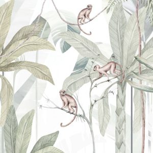 Samoa, mural jungla con animales - Colección Kids - LeMum